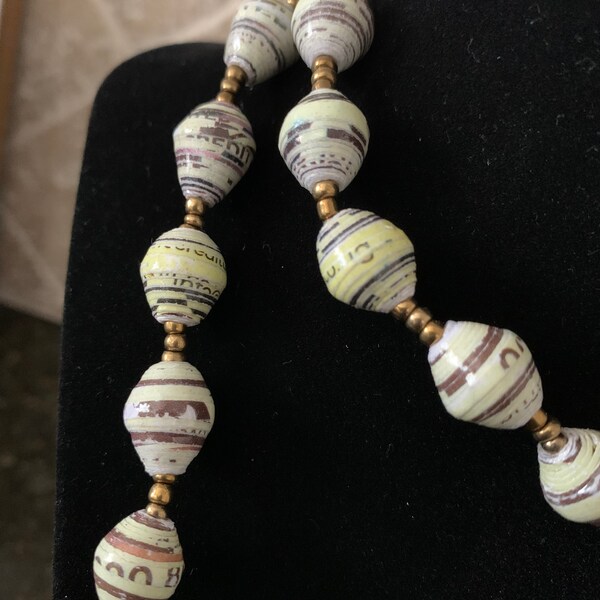 African Paper Beads - Etsy
