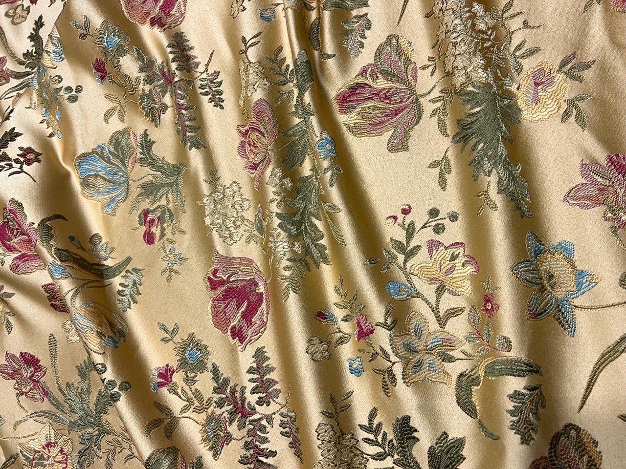 1 X 2.80 Meters Precious Damask Fabric From the San Leucio Silk Factory ...