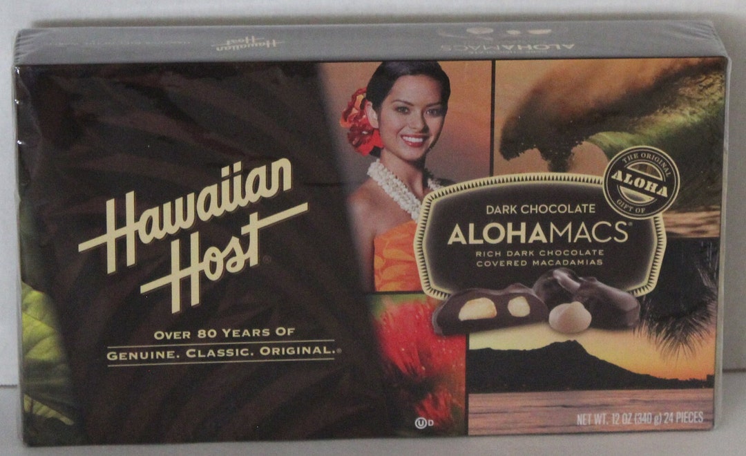 Hawaiian Host Dark Chocolate Covered Macadamias Nuts 12oz - Etsy