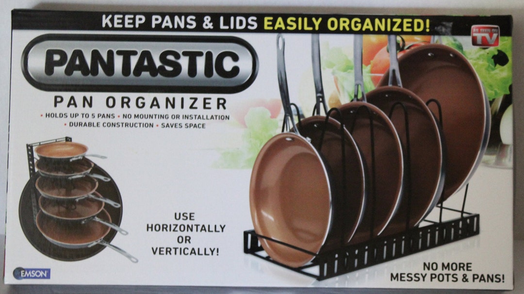 Pan Organizer pantastic Keeps Pans and Lids Easily Organized NID - Etsy