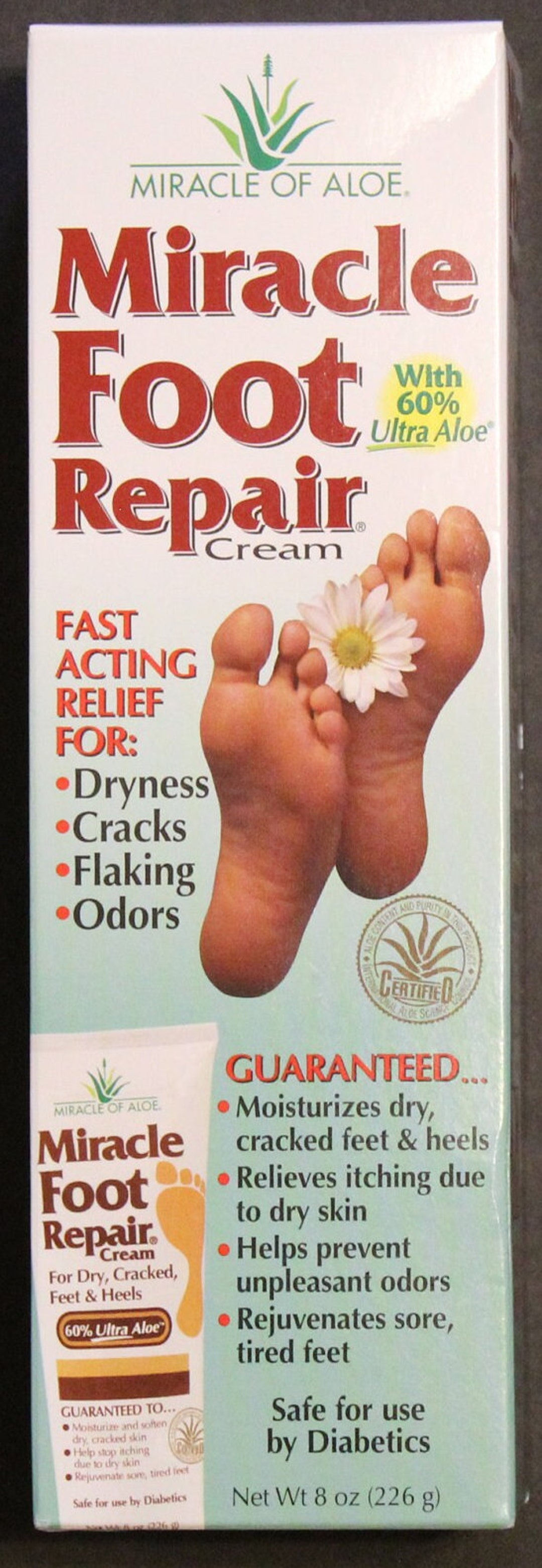 Miracle Foot Repair Cream ontel 8oz With 60% Ultra Aloe Vera NEW - Etsy