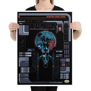 USS Titan-a LCARS Panel - Neo-constitution Class Starship | Matte Paper ...