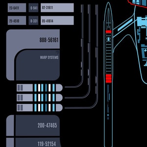 USS Titan-a LCARS Panel - Neo-constitution Class Starship | Matte Paper ...