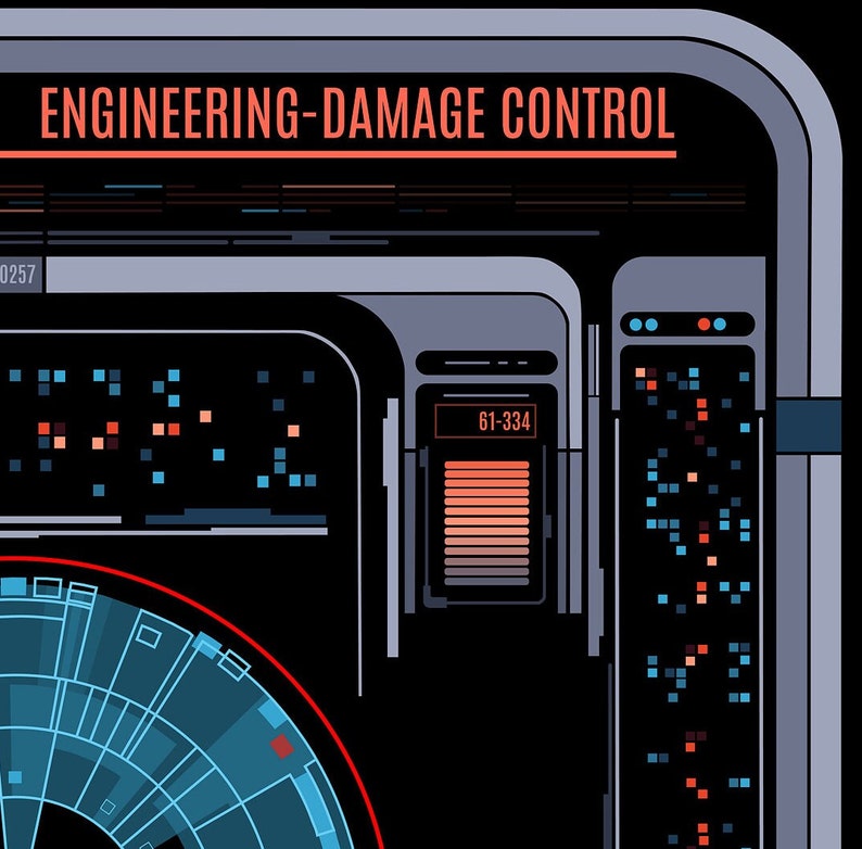 USS Titan-a LCARS Neo-constitution Class Starship Matte Paper Poster - Etsy