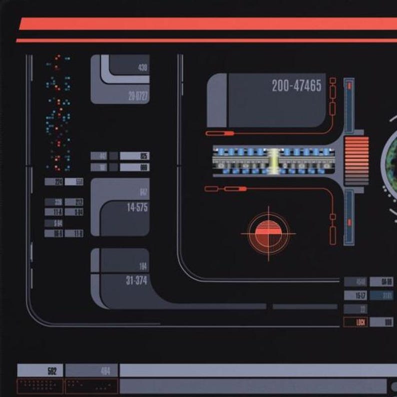 Trekkers Enterprise-g LCARS Display Panel | Extra-large LED Gaming ...