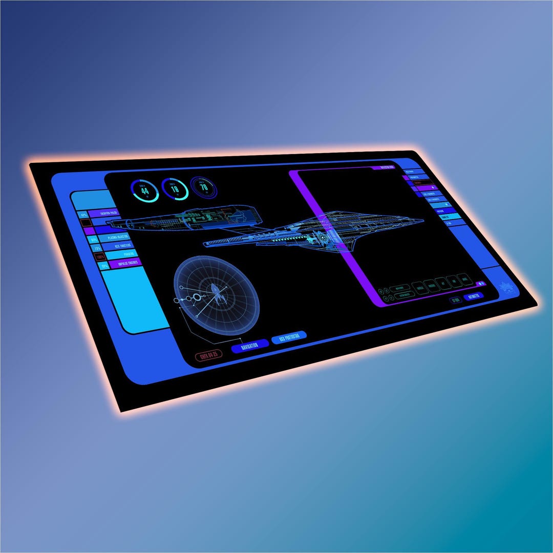 Trekkers USS Protostar LCARS Display Panel - Extra-large LED Gaming ...