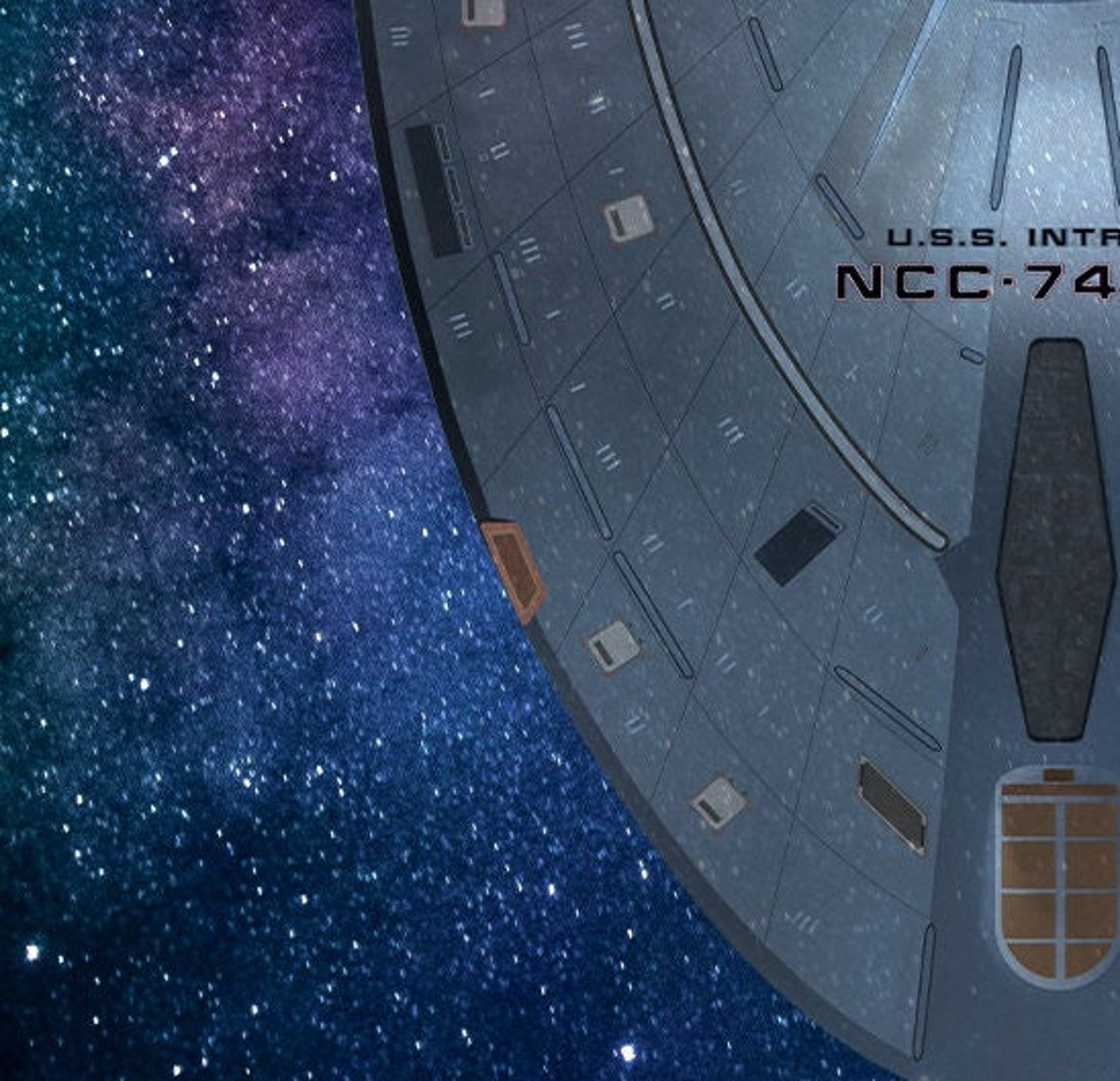 Trekkers Intrepid Class Starship - Wallpaper for Android Mobile Devices ...