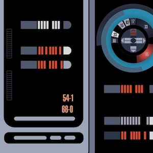NEW!! Trekkers Enterprise-f LCARS Display Panel - Extra-large LED ...