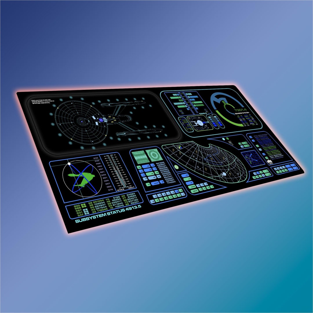 Trekkers Enterprise-a LCARS Display Panel - Extra-large LED Gaming ...
