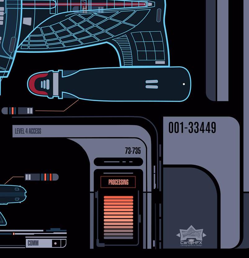 Trekkers Enterprise-d LCARS Display Panel - Extra-large LED Gaming ...