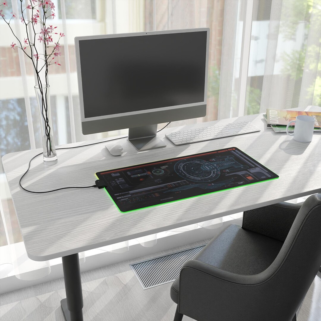 NEW Trekkers Enterprise-d LCARS Display Panel Extra-large LED Gaming ...