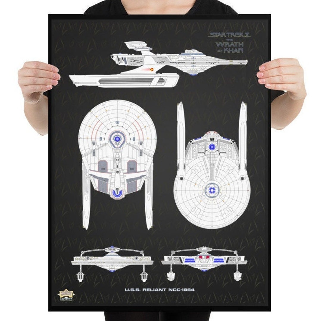 Miranda Class Vessel Elevation Views of the Starship U.S.S. Reliant ...
