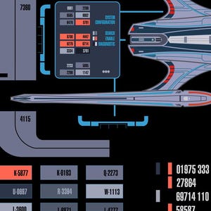 NEW!! Trekkers Enterprise-f LCARS Display Panel - Extra-large LED ...