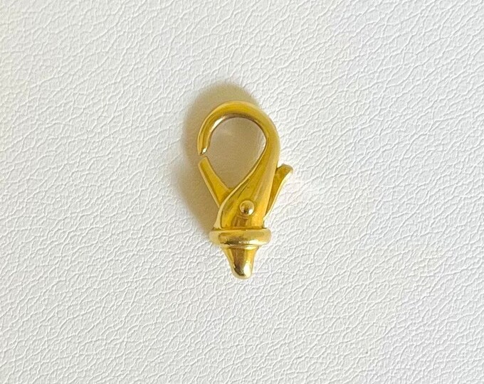 Vintage Italian 18k Yellow Gold Lobster Clasp - Etsy