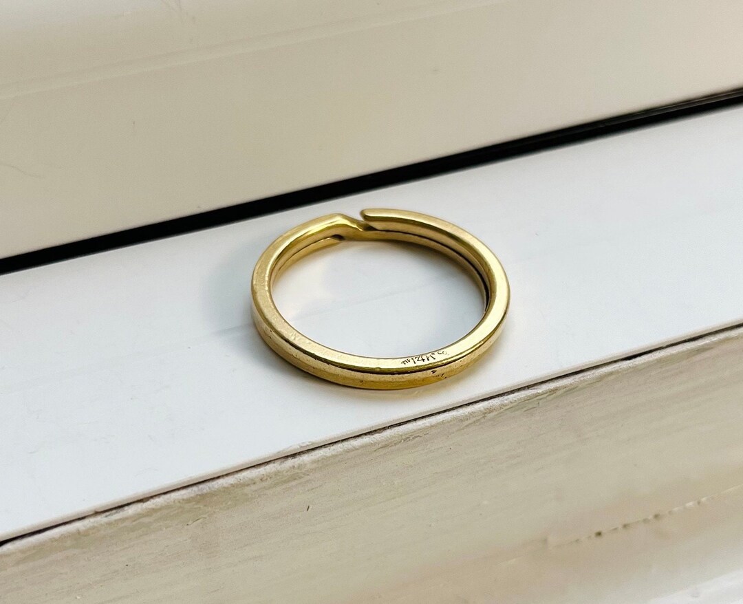 Vintage Tiffany & Co 14k Gold Key Ring Holder - Etsy