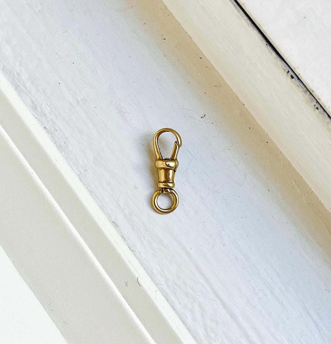Antique 14k Yellow Gold Swiveling Dog Clasp - Etsy