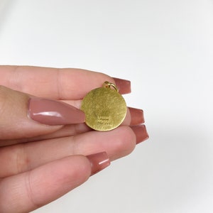 Vintage 18k Gold Aquarius Zodiac Pendant Charm With Enamel - Etsy