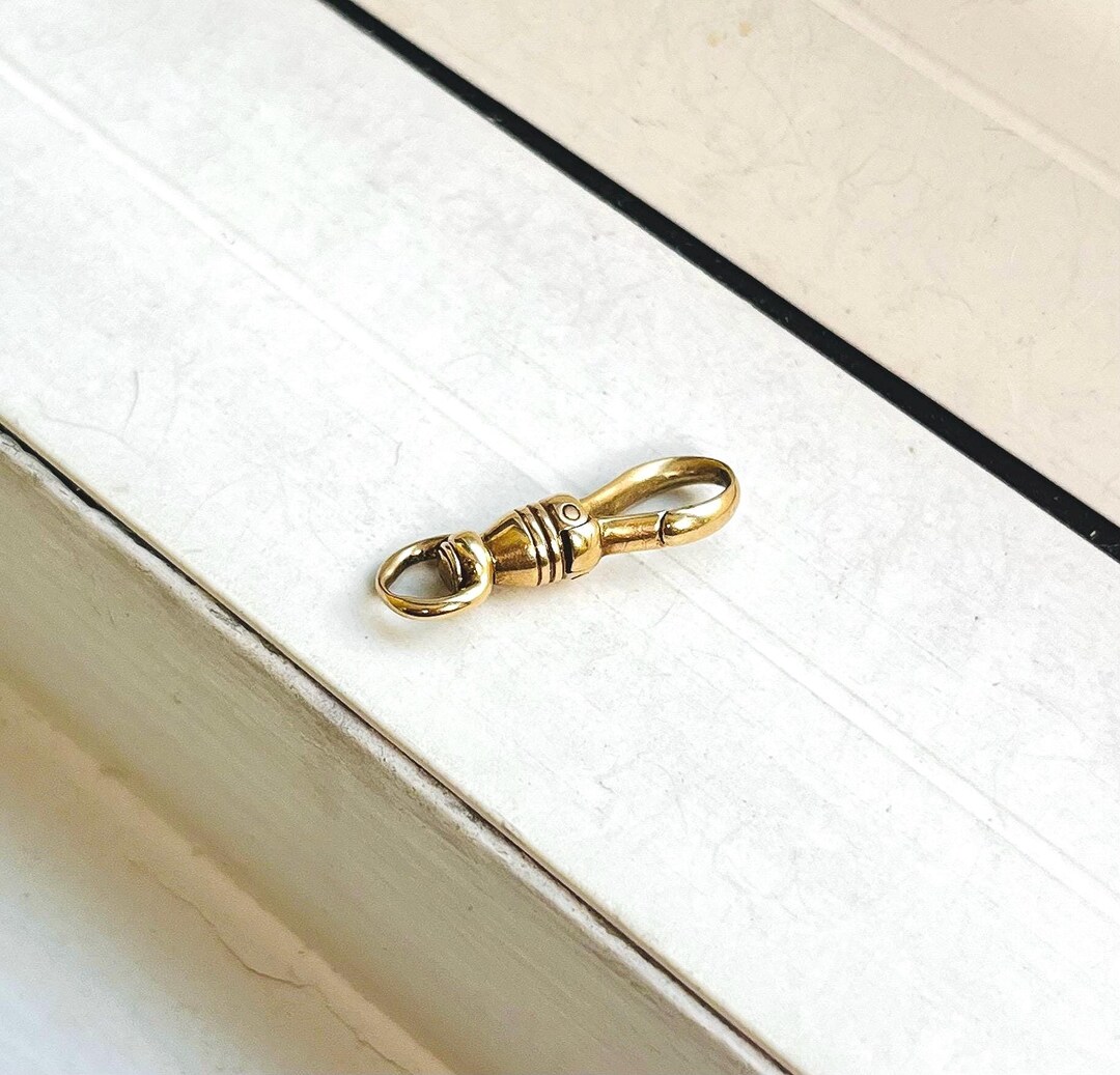 Antique 14k Yellow Gold Dog Clasp - Etsy
