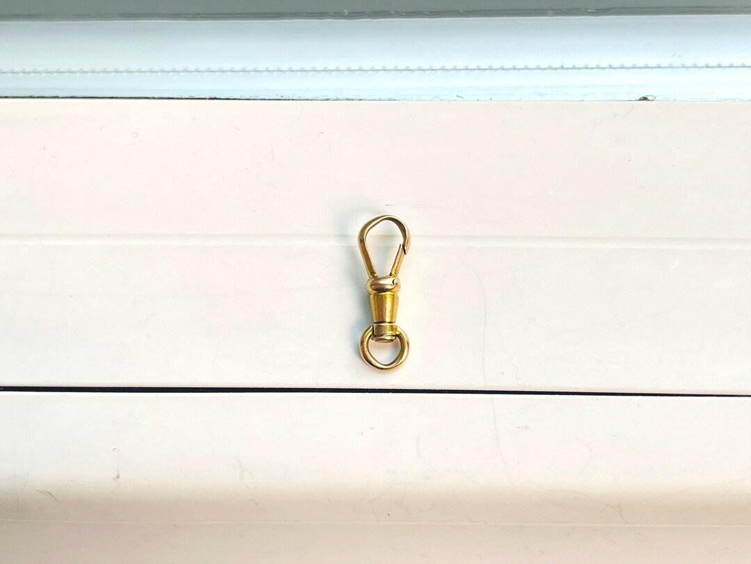 Antique 18k Yellow Gold Dog Clasp - Etsy