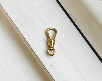 Antique 14k Yellow Gold Swiveling Dog Clasp - Etsy