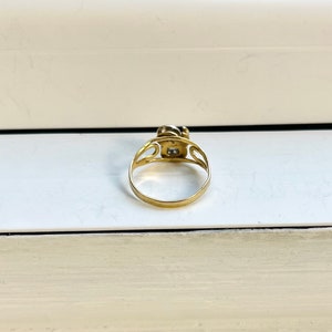 Vintage Retro 14k Gold Letter “B” Ring With Diamonds - Etsy