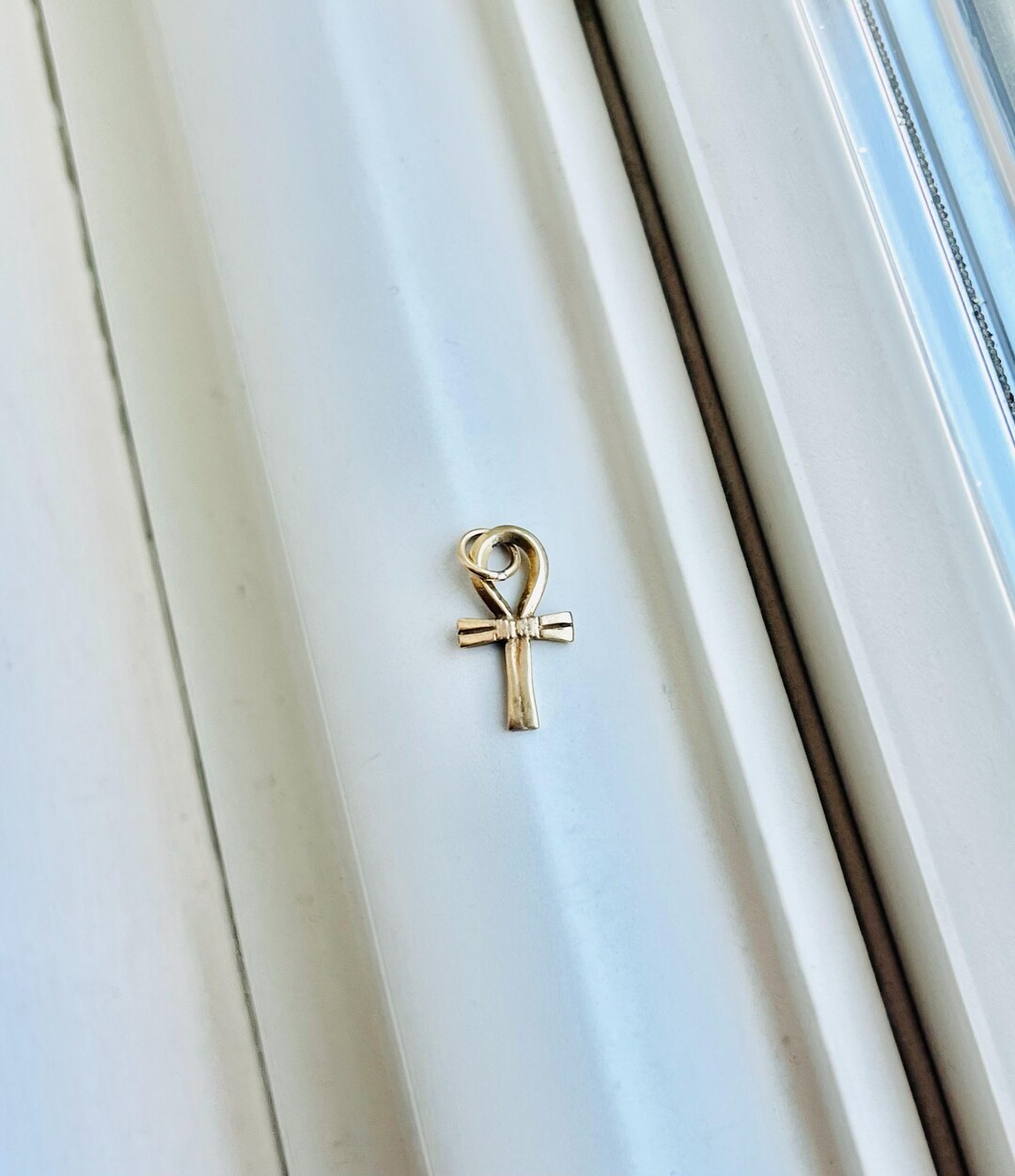 Vintage 10k Yellow Gold Ankh Charm - Etsy
