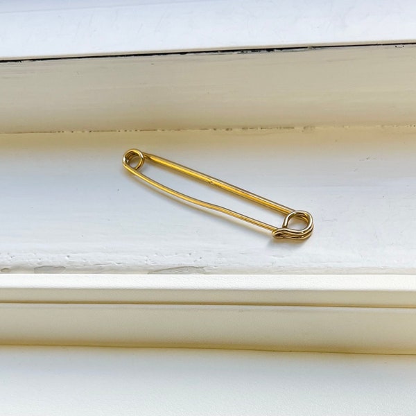 Antique Safety Pin - Etsy