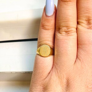 Vintage 14k Yellow Gold Letter “N” Signet Ring - Etsy