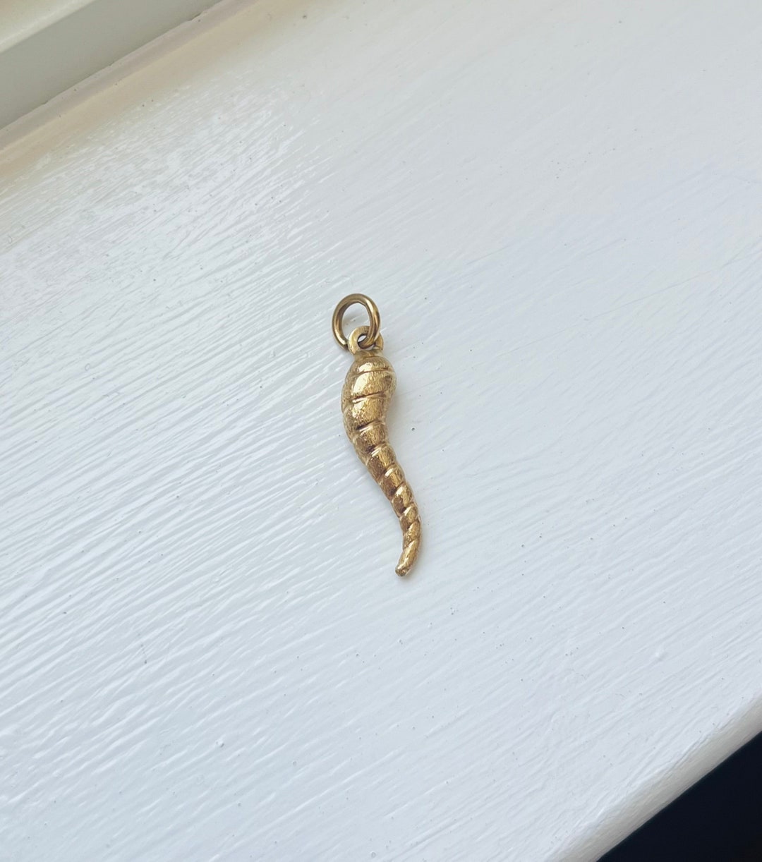 Vintage 18k Gold Cornicello Italy Horn Charm Pendant - Etsy