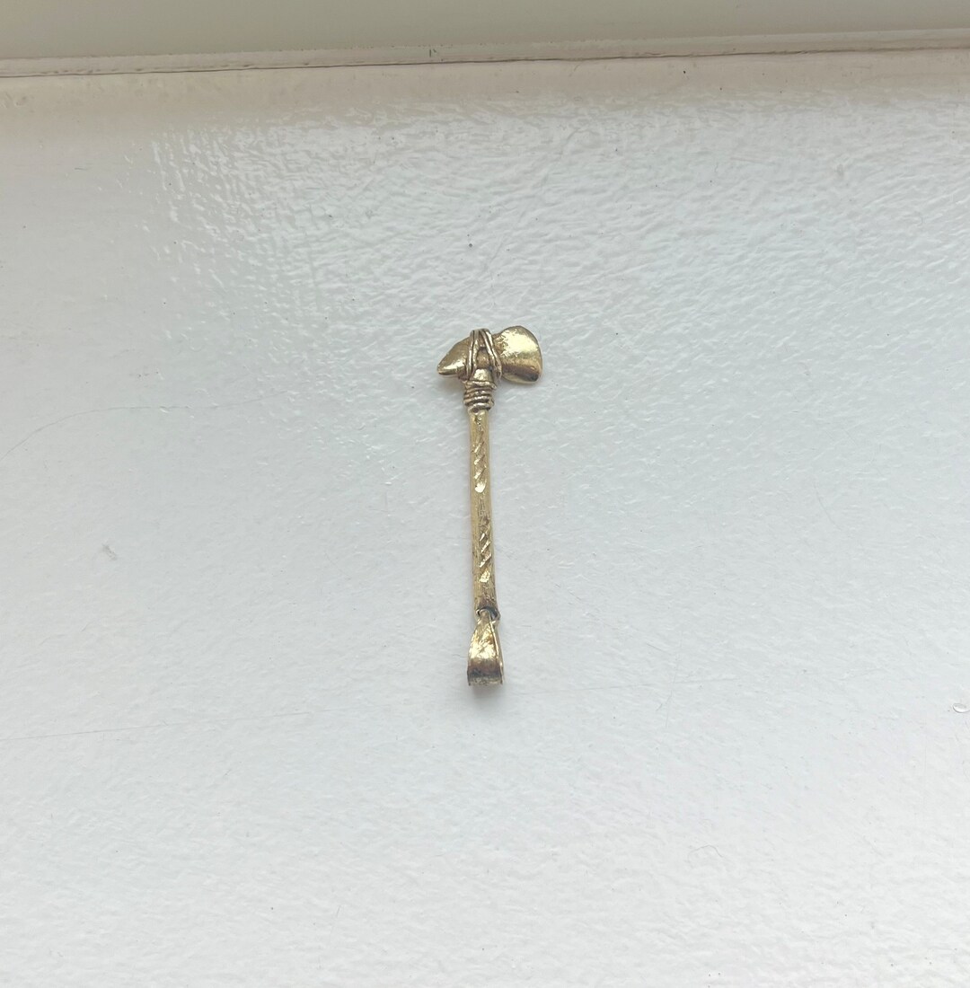 Vintage 14k Gold Tomahawk Hatchet Pendant Charm - Etsy