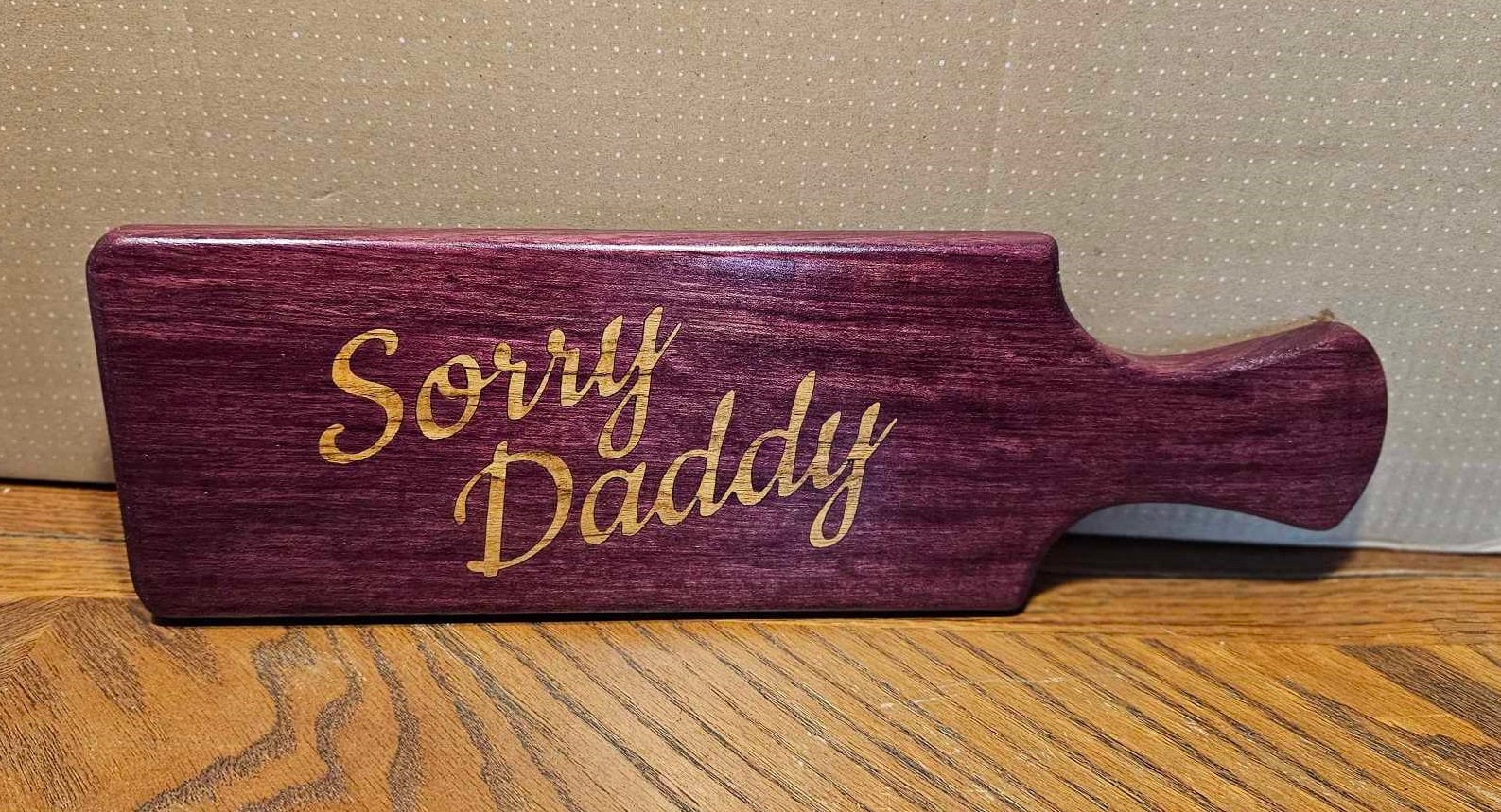 Sorry Daddy Sensual Paddle Etsy