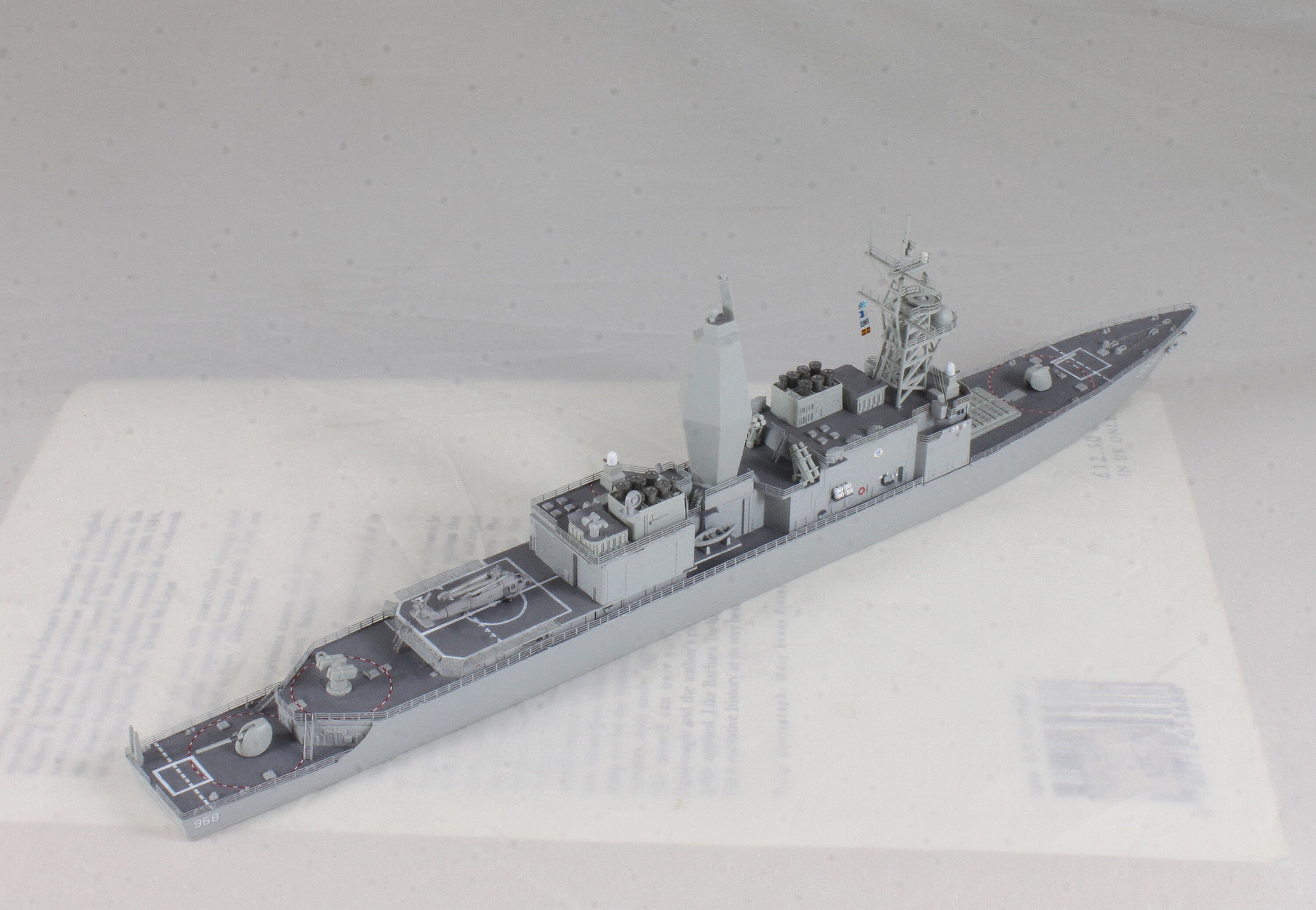 Built Ship Model 1/700 USS Arthur W Radford Spruance Class Destroyer DD ...