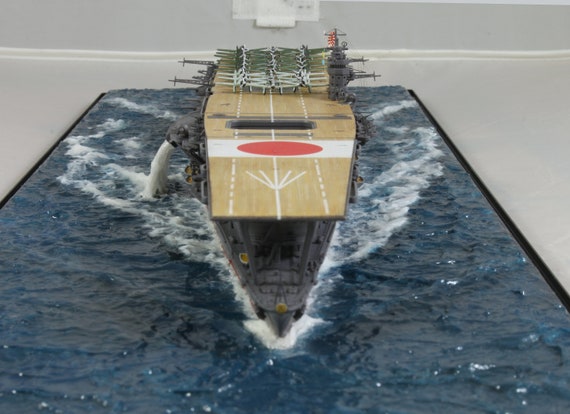 Built Ship Model Diorama 1/700 Scale Imperial Japanese Navy | Etsy