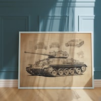 Professional Grade Tank Drawing *PTZ-89 Battle Tank* Military Tank ...