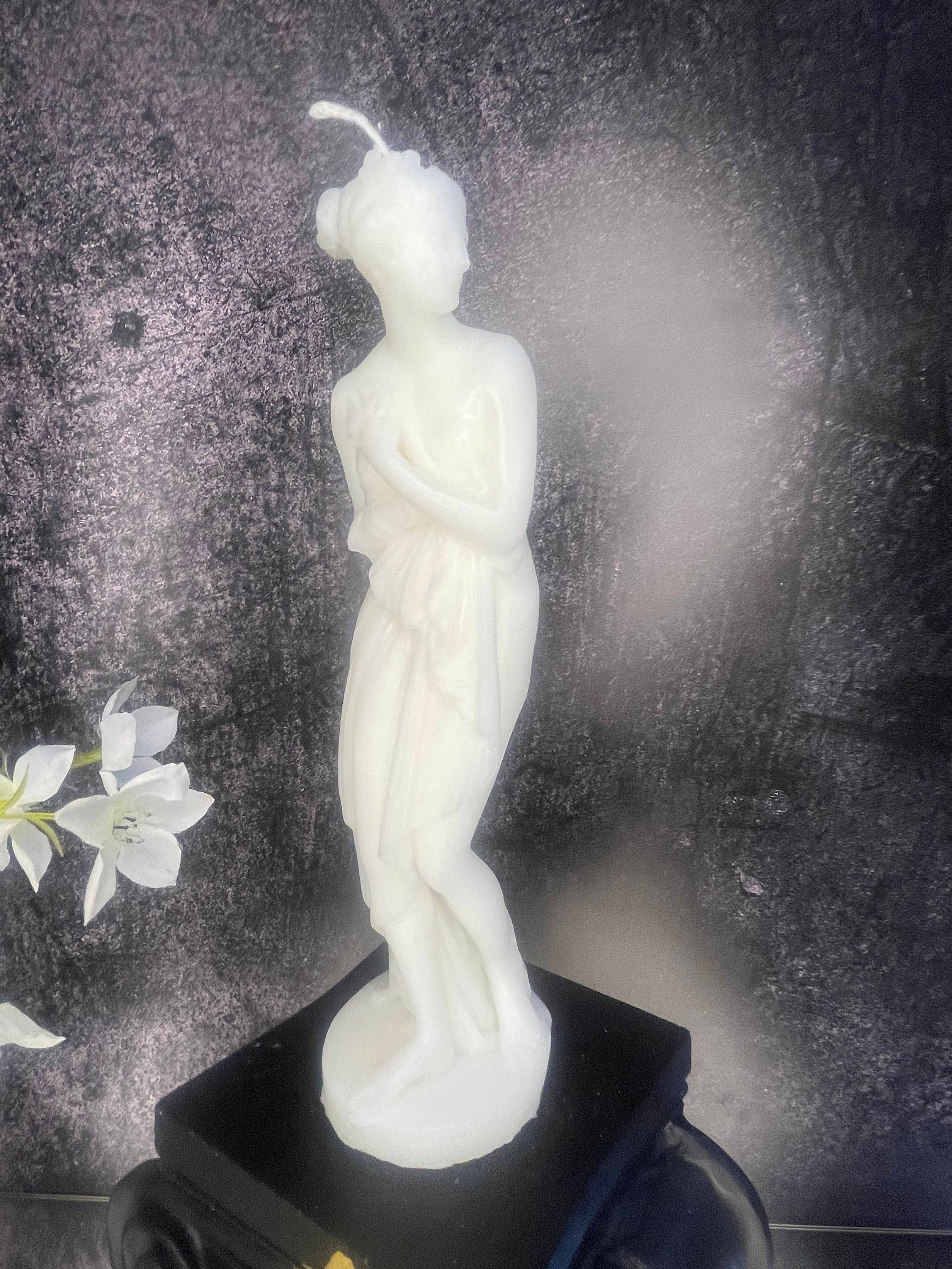 Greek and Roman Gods and Goddesses Sculpural Candle, Handmade Art Style ...