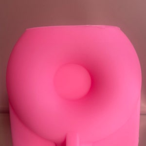 Large Circular Hollow Doughnut Silicone Mold for Ceramic Vase, Nordic ...