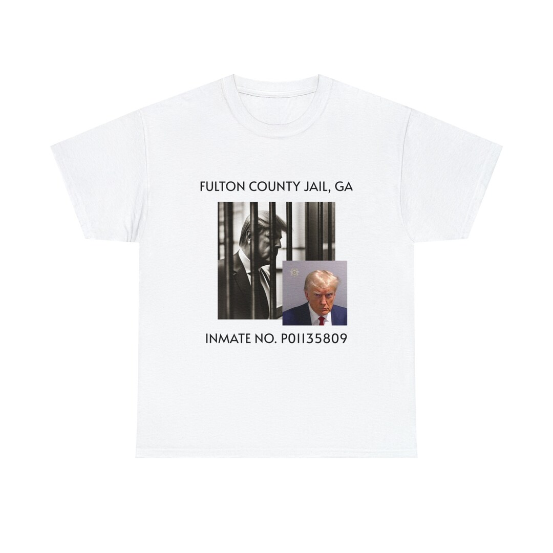 Donald Trump Inmate No. P01135809 Fulton County Jail Election - Etsy Canada
