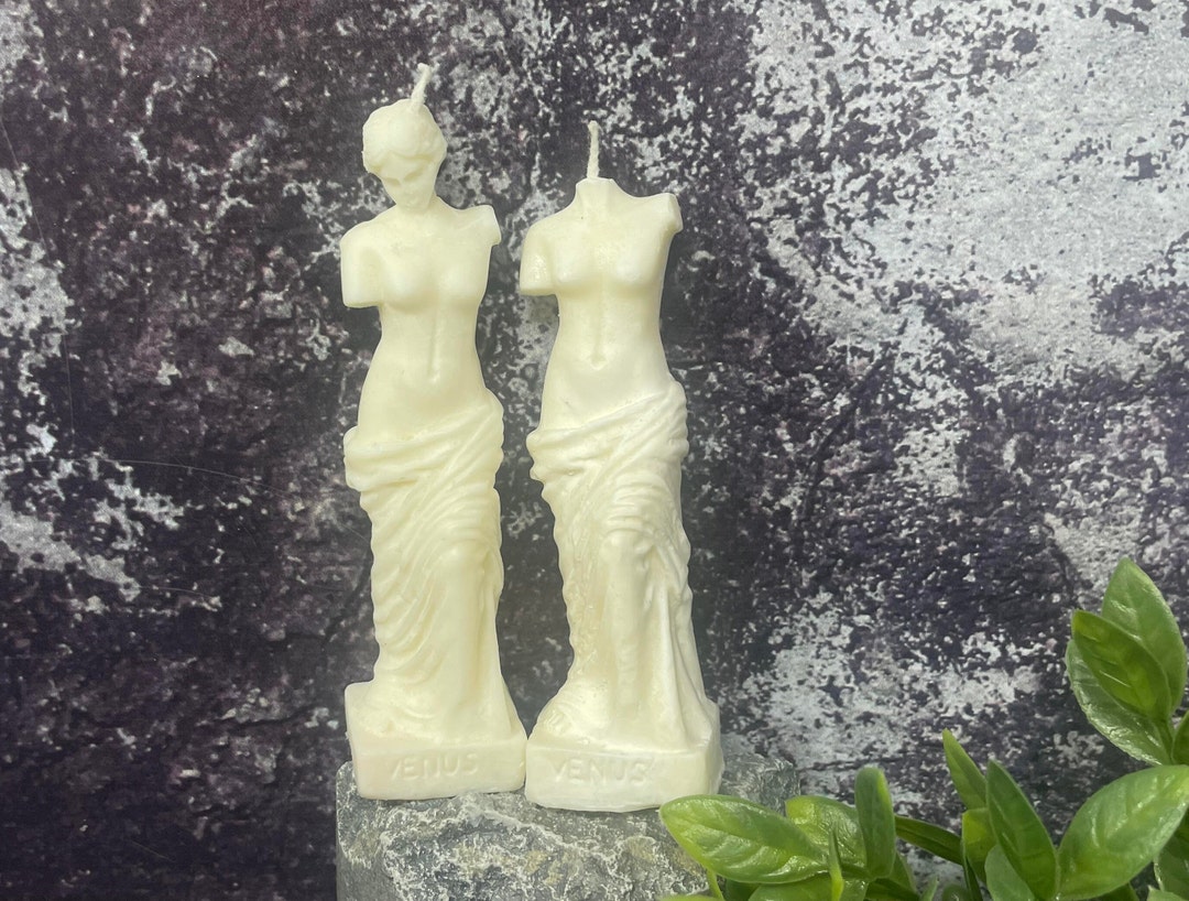 Venus De Milo Statue Candle, Greek Mythology Goddess, Art Sculpture ...