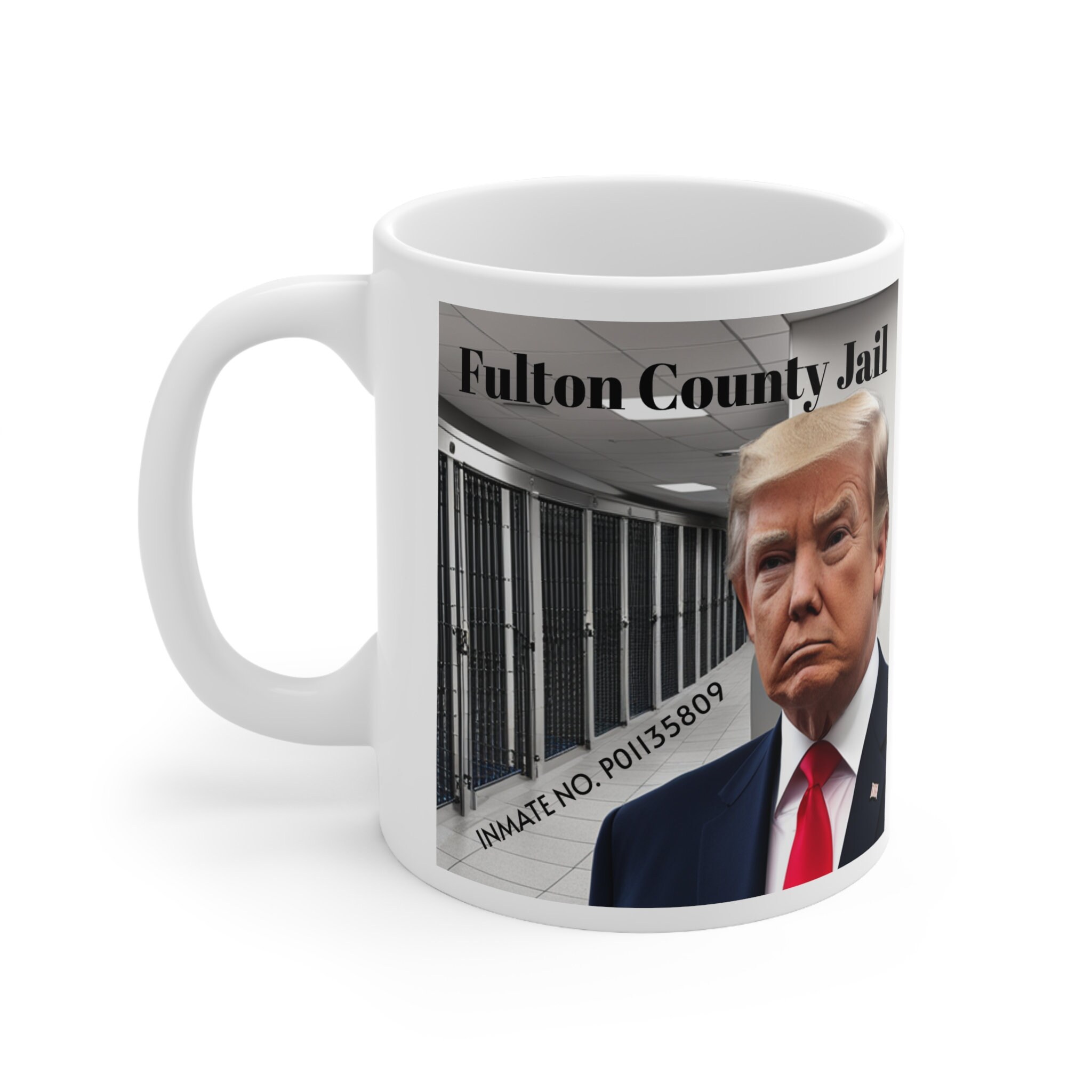 Donald Trump Mugshot Election 2024- Inmate No. P01135809 Fulton County ...