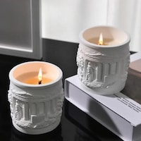 Grey Greek God Candle - Zeus Sculpture Candle - Greek Mythology Candle ...