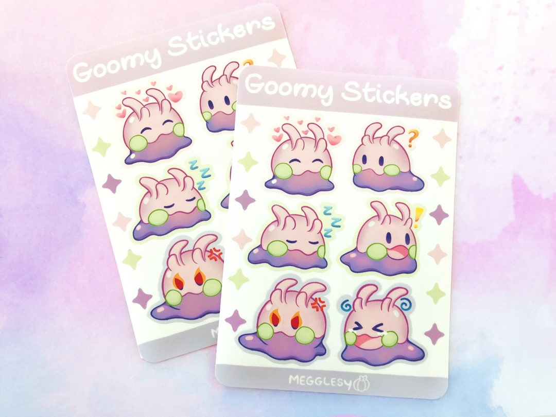 Goomy A6 Vinyl Sticker Sheet - Etsy