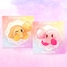Kirby + Waddle Dee Acrylic Pin || Cotton Candy Kawaii Lapel Pin (1.5 ...