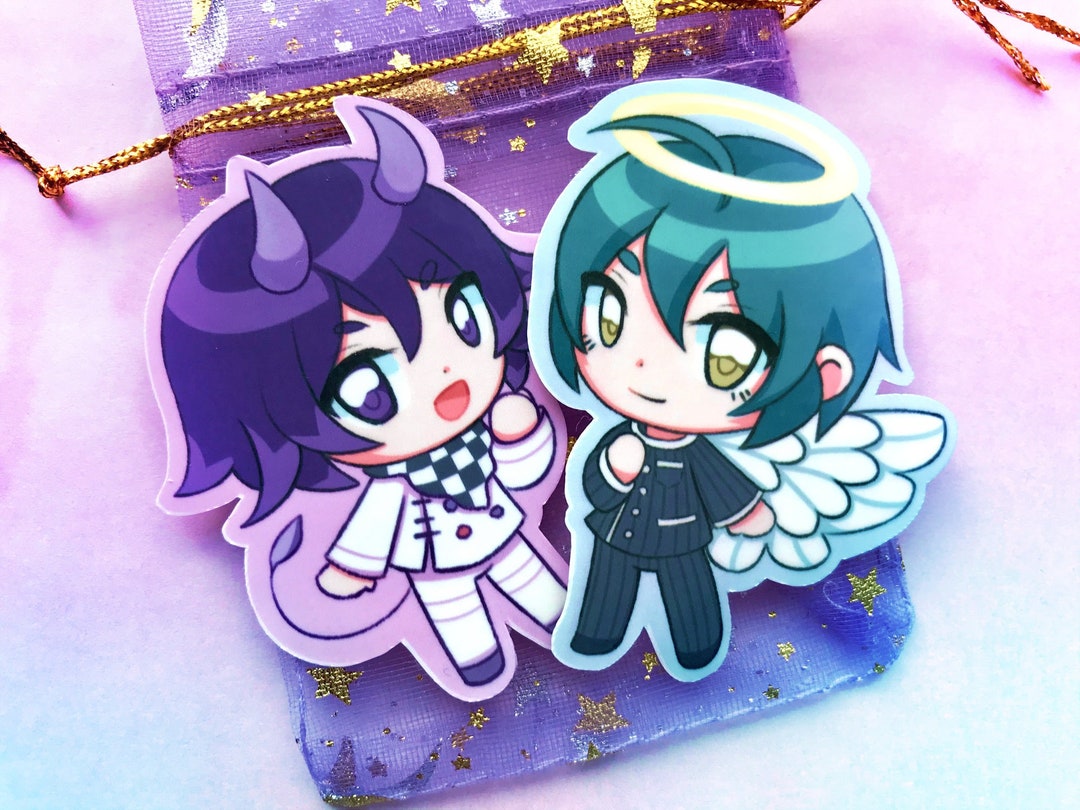 Shuichi Saihara + Kokichi Ouma || 2.5" Glossy Vinyl Stickers || DRV3 - Etsy