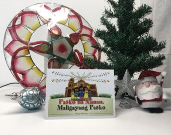 Filipino Christmas Card - Etsy