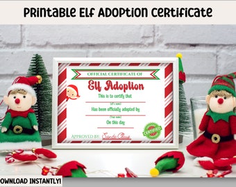 Elf Adoption , Christmas Shelf Elf, Adopt an Elf Letter, Christmas ...
