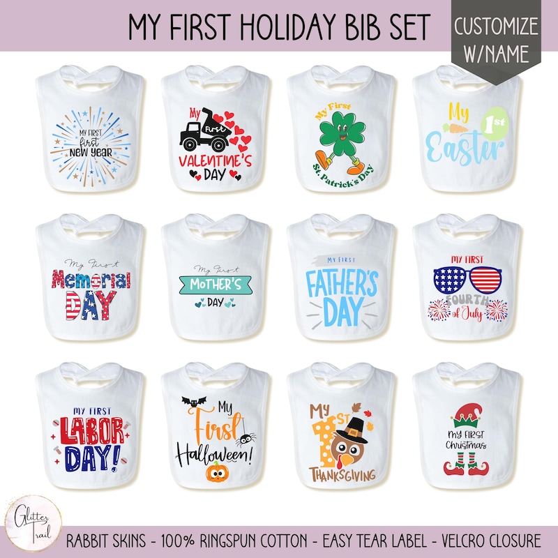 Custom Baby Bib - Etsy