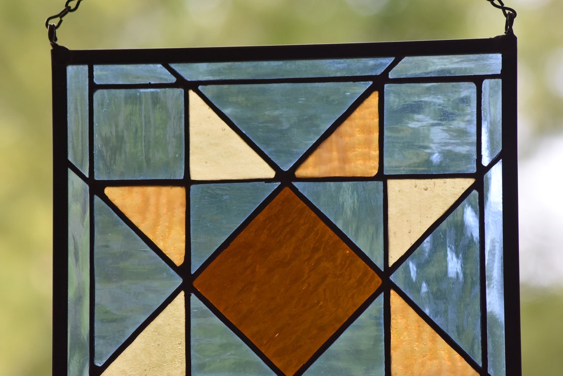 Stained Glass harmony Quilted Star - Etsy