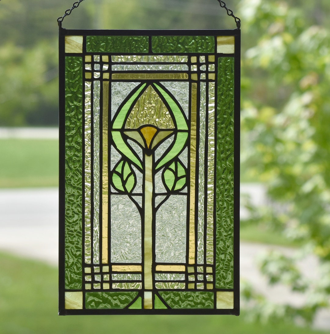 Stained Glass may Flower - Etsy