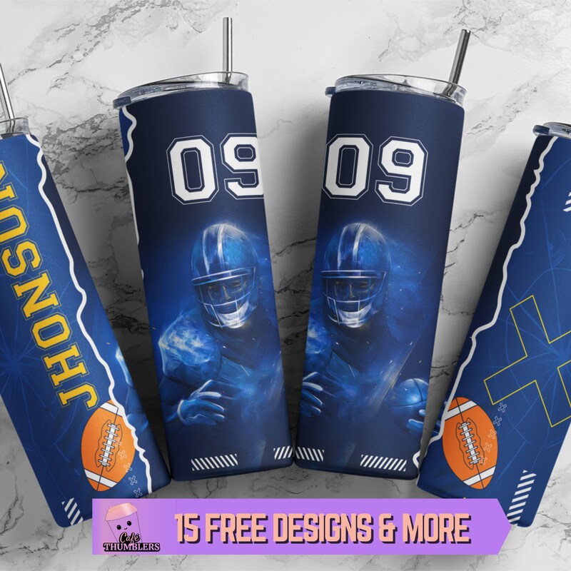 Wildcat Football Tumbler - Etsy UK