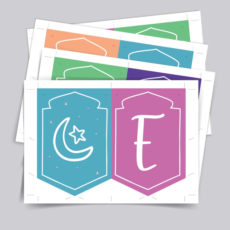 Eid Mubarak | Banner | Pastel | Ramadan Decoration | Modern | Eid ...